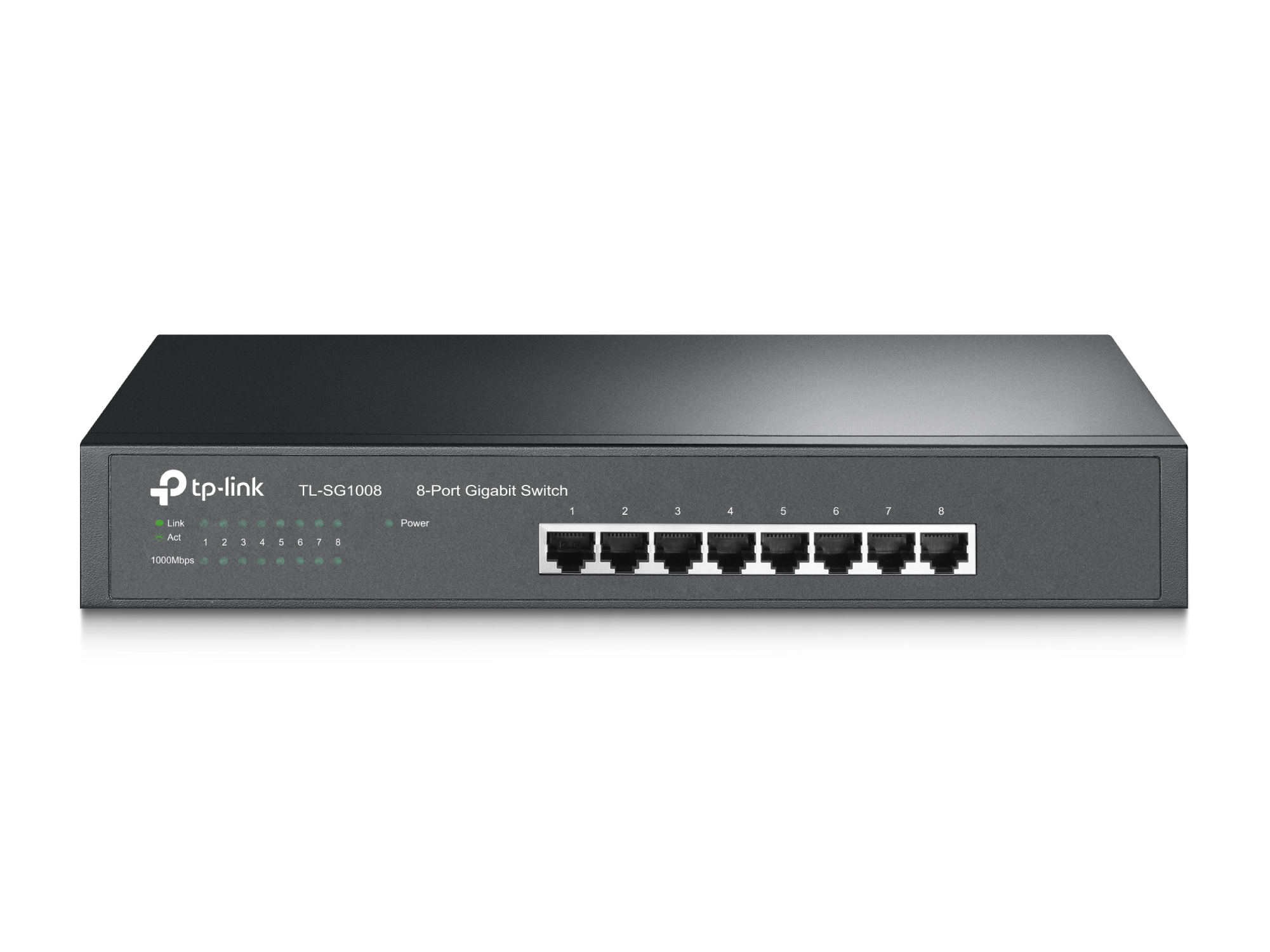 W. TP-LINK HUB SWITCH 8P TL-SG1008 GIGABIT 10/100/1000MBPS – TiPy:Joda